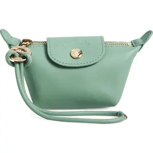 Longchamp Le Pliage Xtra Leather Coin Purse Celadon
