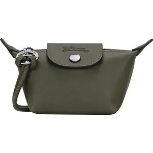 Longchamp Le Pliage Xtra Leather Coin Purse - Fir