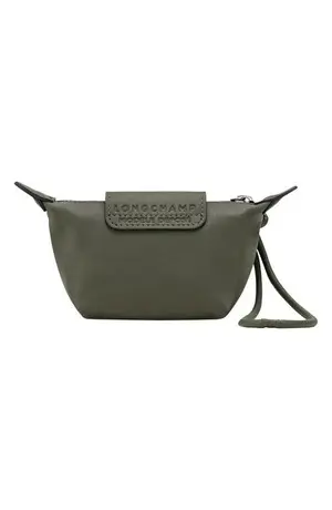Longchamp Le Pliage Xtra Leather Coin Purse - Fir