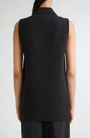 Max Mara Golf Sleeveless Cady Polo
