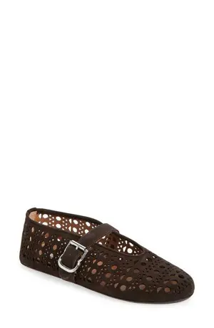 Alaïa Vienne Perforated Ballet Flat