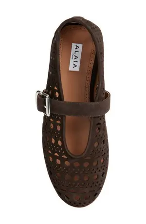 Alaïa Vienne Perforated Ballet Flat