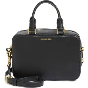 Veronica Beard Boxy Top Handle Leather Bag