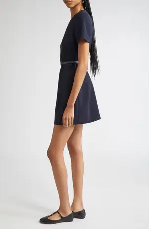 Max Mara Kefalos Cady Belted Minidress