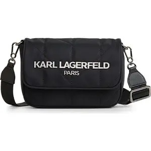 Karl Lagerfeld Paris Voyage Messenger - Black/dark Gunmetal