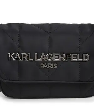 Karl Lagerfeld Paris Voyage Messenger - Black/dark Gunmetal