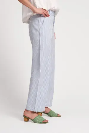 FRANCES VALENTINE Coleman Stripe Seersucker Pants