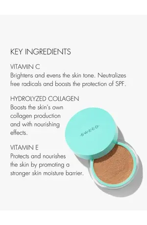 SWEED LASHES Miracle Powder Foundation - Tan
