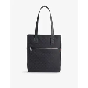 Gucci Gg-monogram Canvas Tote Bag - Blk/blk/vrv