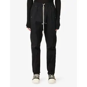 Rick Owens Bela Straight-leg Cotton Trousers - Black