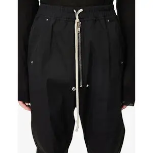 Rick Owens Bela Straight-leg Cotton Trousers - Black
