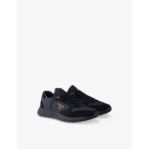 Prada Prax 2.0 Re-nylon And Suede Trainers - Blue