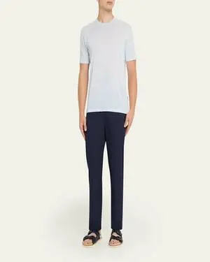 Orlebar Brown Tailored Fit Italian Seersucker Trousers