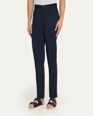 Orlebar Brown Tailored Fit Italian Seersucker Trousers