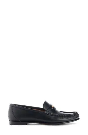 Chloé Logo Penny Loafer - Black