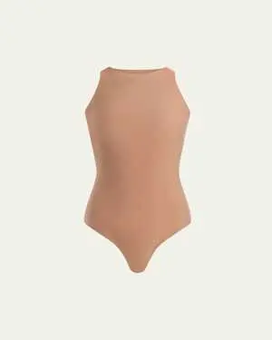 Commando Butter Sleeveless Crewneck Thong Bodysuit