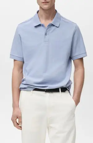 Men's Cotton Pique Polos