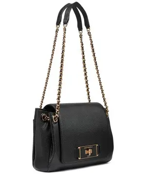 Karl Lagerfeld Paris Bridgette Shoulder Bag - Black/gold