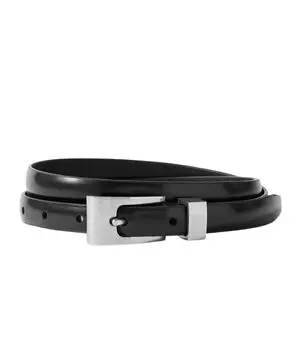 Women's Leather Belts with Silver-Tone Accents