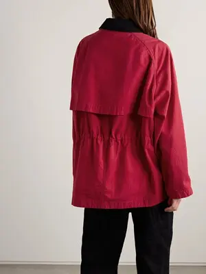 THE ROW Elodianna Two-tone Cotton-canvas Jacket