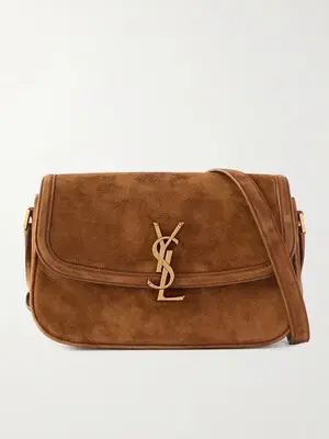 Saint Laurent Brown Shoulder Bags