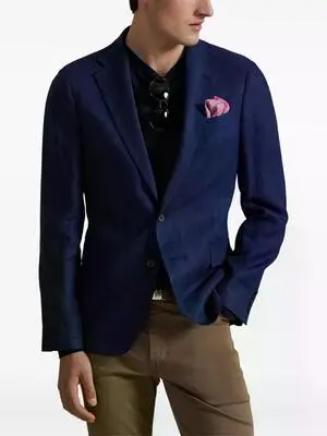 Polo Ralph Lauren Check Single-breasted Blazer