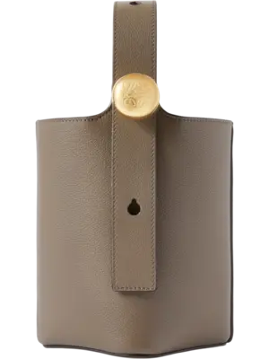 Loewe Pebble Mini Textured-leather Tote