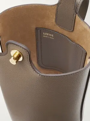Loewe Pebble Mini Textured-leather Tote
