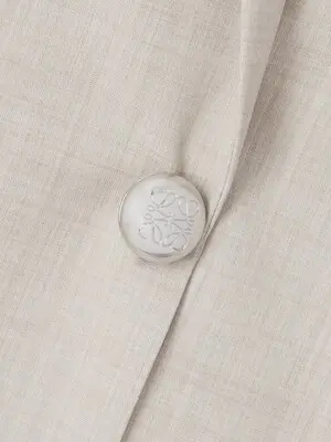 Loewe Wool Wrap Blazer - Neutrals