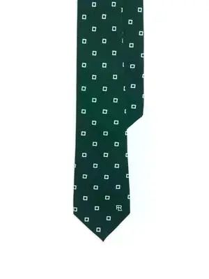 Ralph Lauren Mulberry-silk Neck Tie - Green