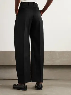 Givenchy Grain De Poudre Wool Tapered Trousers