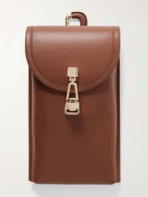 Gabriela Hearst Leather Pouch Tan