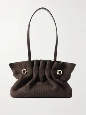 Ferragamo Studded Shoulder Bags