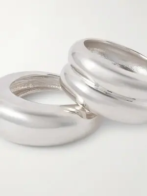 Agmes Set Of Two Recycled Sterling Rings
