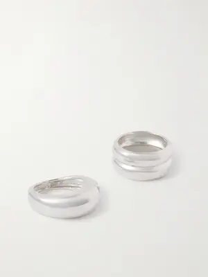 Agmes Set Of Two Recycled Sterling Rings