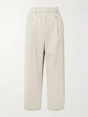 Twill Tapered Pants