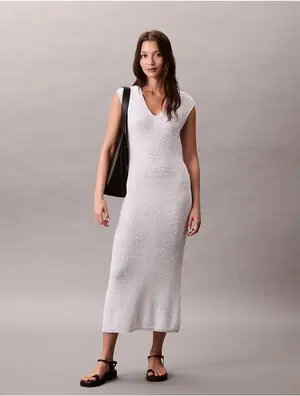 Calvin Klein Plunge Day Dresses