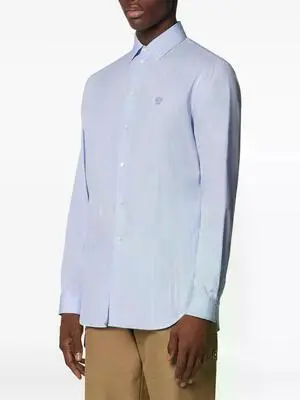 Versace Medusa-embroidered Shirt - Blue