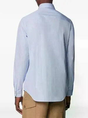 Versace Medusa-embroidered Shirt - Blue