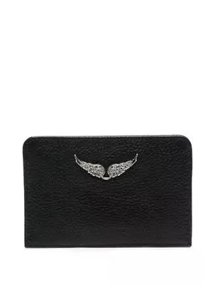 Zadig&Voltaire Wing-charm Leather Cardholder