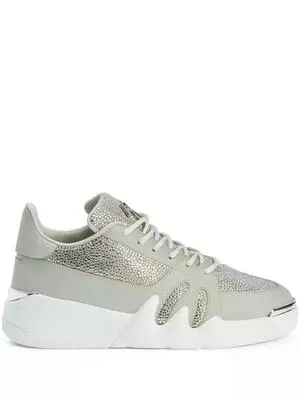 GIUSEPPE ZANOTTI Talon Crystal-embellished Low-top Sneakers