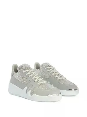 GIUSEPPE ZANOTTI Talon Crystal-embellished Low-top Sneakers