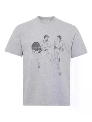 JW Anderson Sketch-print T-shirt - Grey