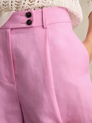 REISS Raine Tailored Linen Shorts