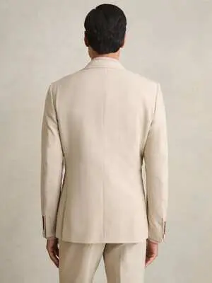 REISS Sb Belmont Sb Single-breasted Textured Blazer Slim-fit With Wool