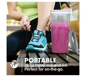 BIONIC BLADE Personal 26oz Rechargeable Portabl E Blender