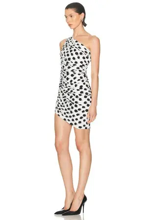 Norma Kamali Pickleball Diana Dress - Paint Dots