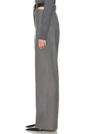 Stella McCartney Belted Flannel Trousers