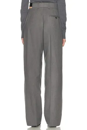 Stella McCartney Belted Flannel Trousers