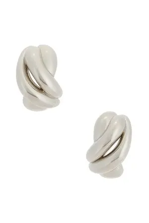 ROXANNE ASSOULIN Knot Stud Earrings - Silver